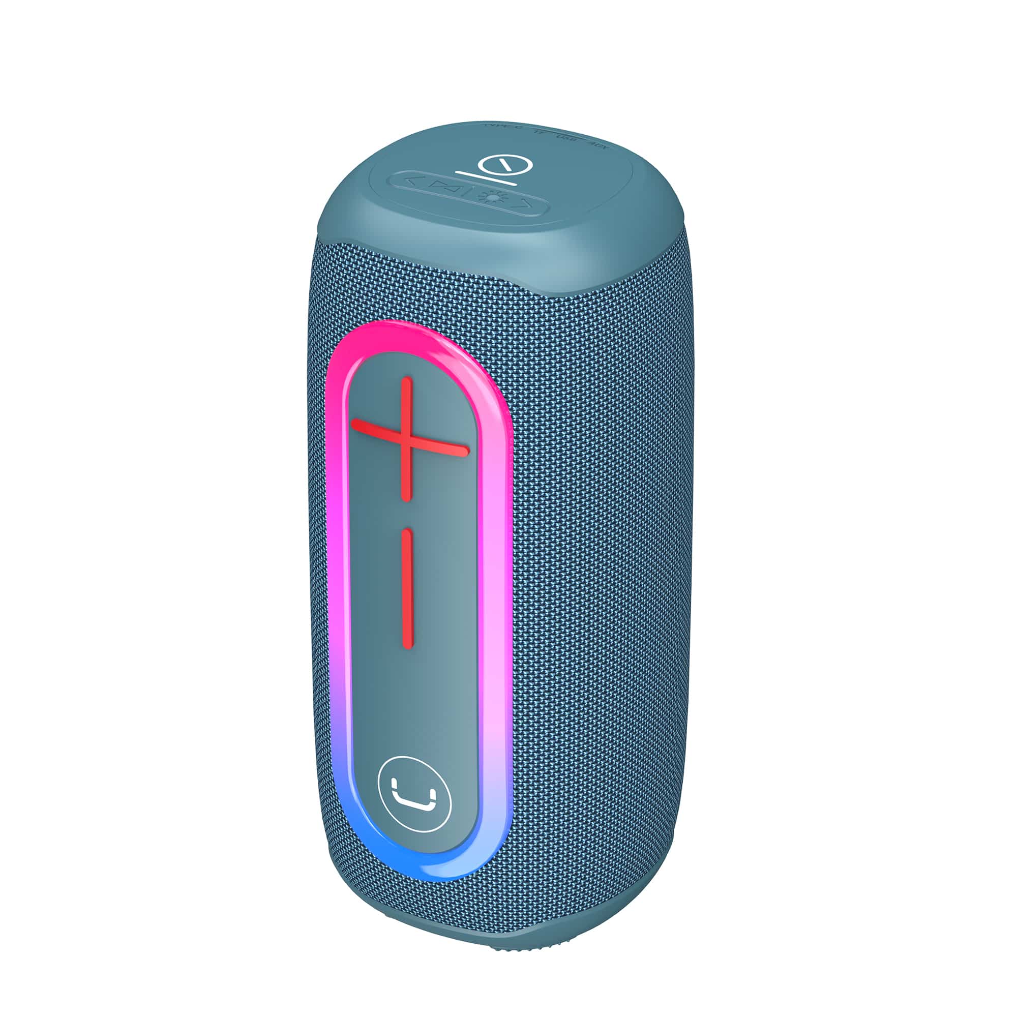 Speaker, Wireless, BT, TWS, 20w, Water Resistant, Spin, Blue, Unno ...