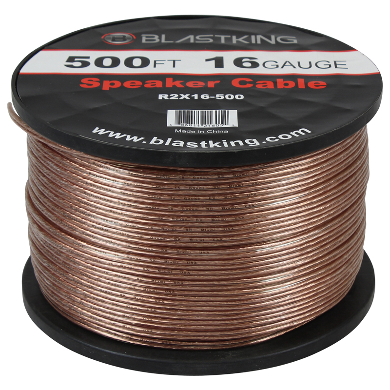 16 AWG 2-Conductor Speaker Cable 500 Ft - mayaselectronics.bz