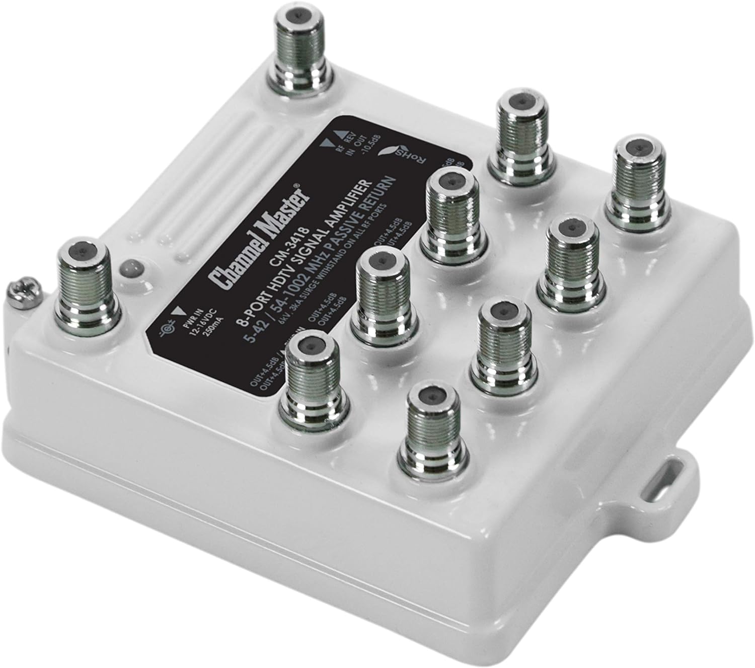 Booster, Signal, HDTV, 8 Port, 54-1002 Mhz, Channel Master ...