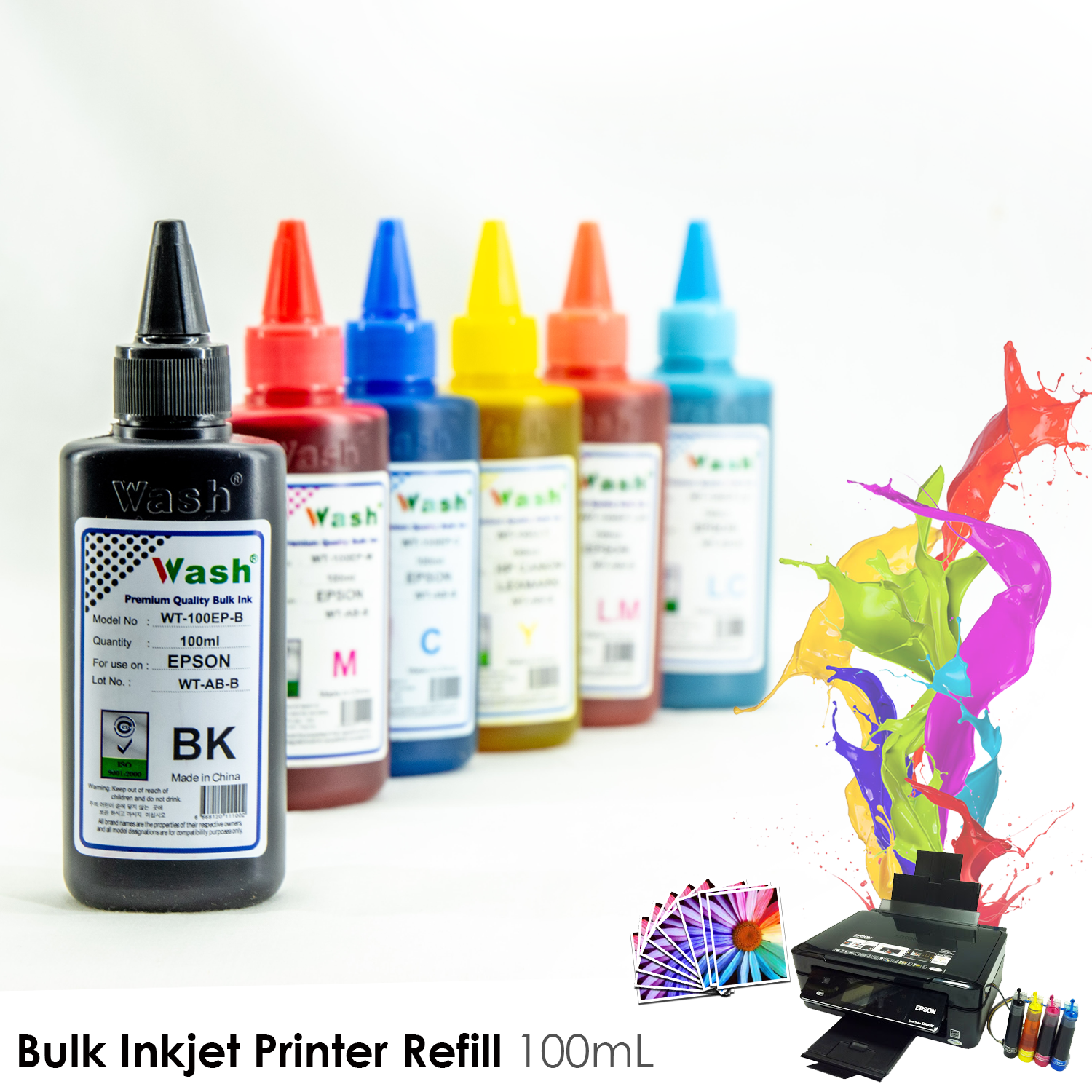 Ink, Refill, Inkjet, Printer, 100ml - mayaselectronics.bz