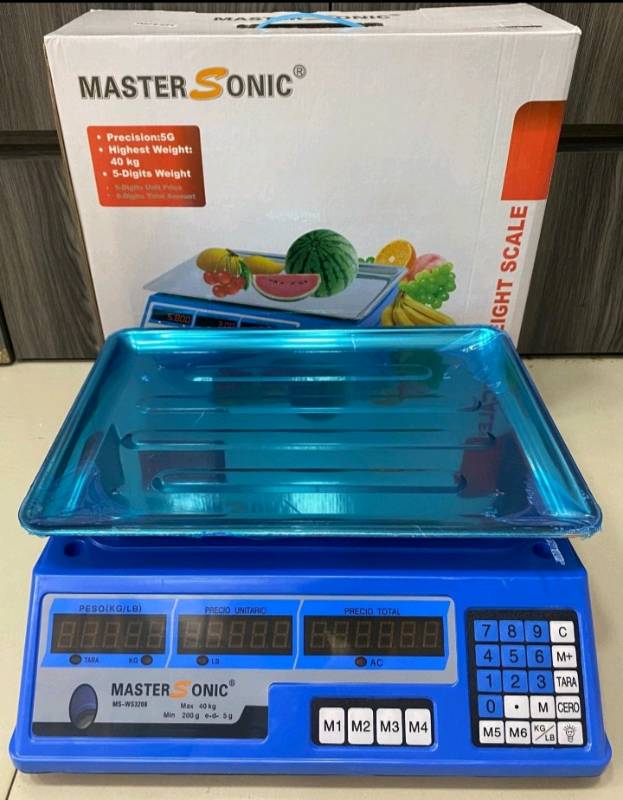 Scale, Food, Digital, 40KG, MasterSonic - mayaselectronics.bz