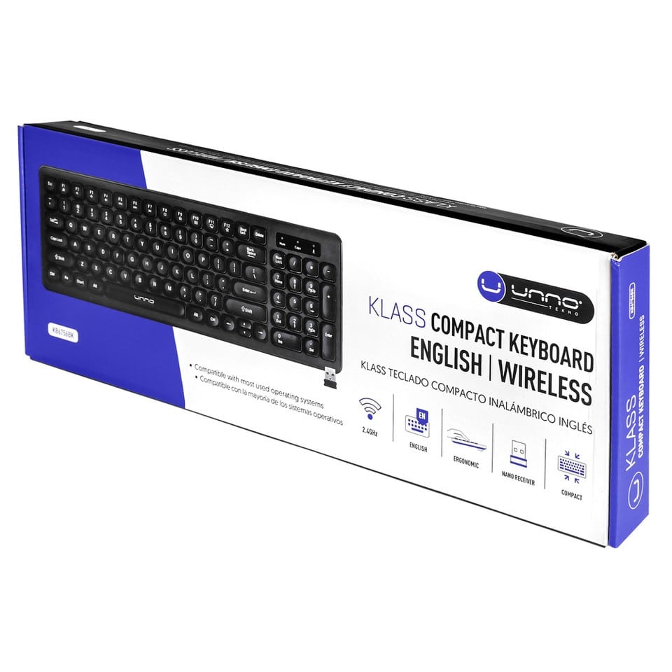 Keyboard, Computer, Wireless, "Klass", Unno Tekno - mayaselectronics.bz