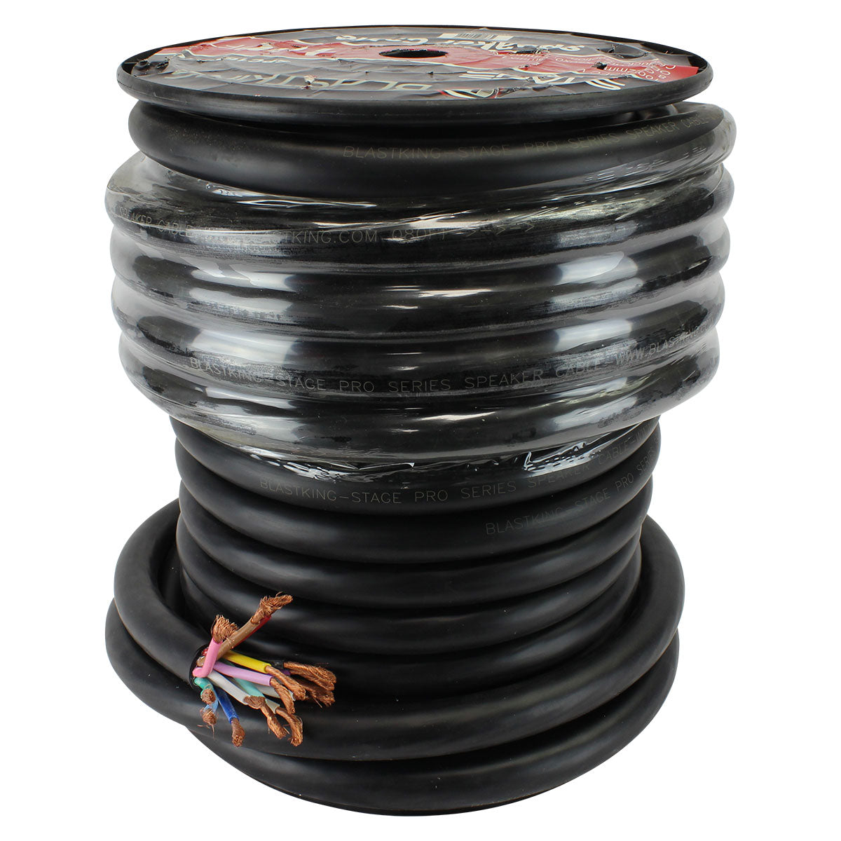 Blastking SPC16X8-100 8 GAUGE 16 CONDUCTOR 100 FT. STAGE SPEAKER CABLE ...