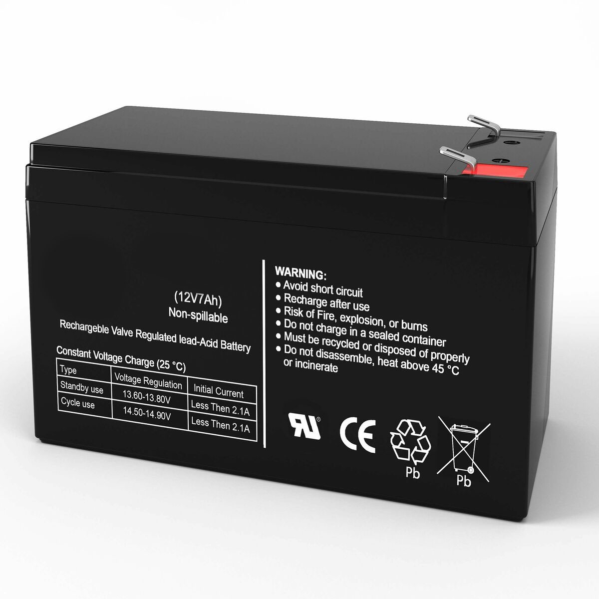 Battery, Lead Acid, Sealed, 12v,7A - mayaselectronics.bz