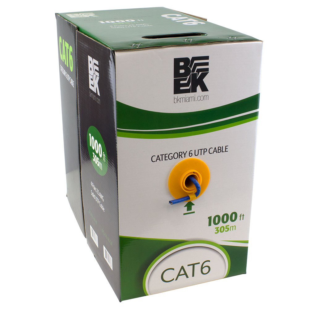 Cable, Network CAT6, Blue, BK (green box) - mayaselectronics.bz