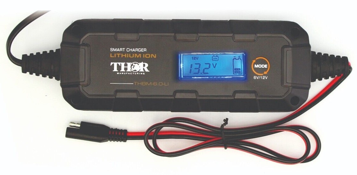 Charger, Battery, Smart, 12v, 6A, 100w, THOR - mayaselectronics.bz
