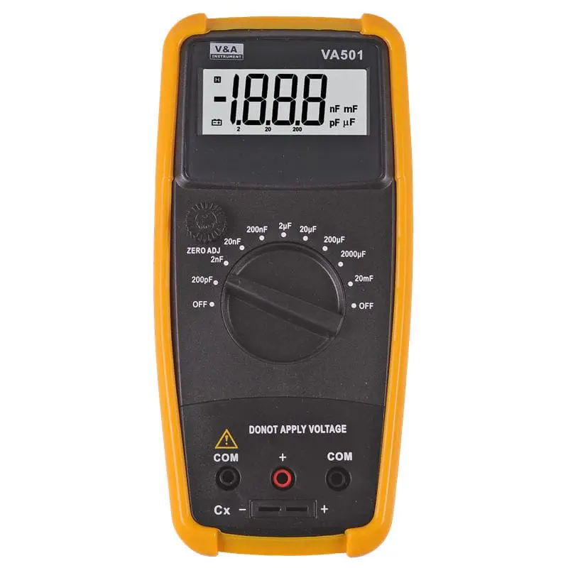 Portable digital capacitance meter ,20pf-20mf - mayaselectronics.bz
