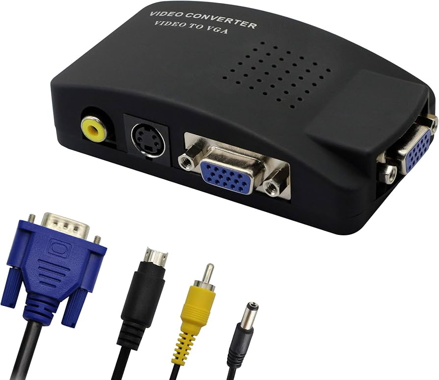 Converter, Video, Input: VGA, Output: RCA - mayaselectronics.bz