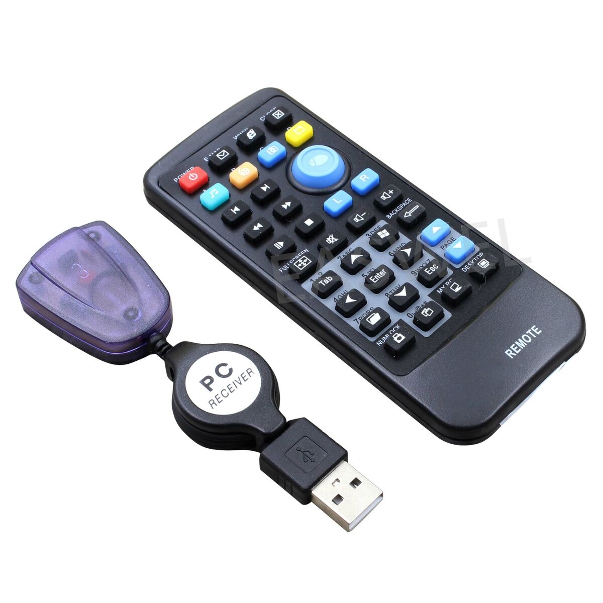 PC Remote controller key note, Receiver - mayaselectronics.bz