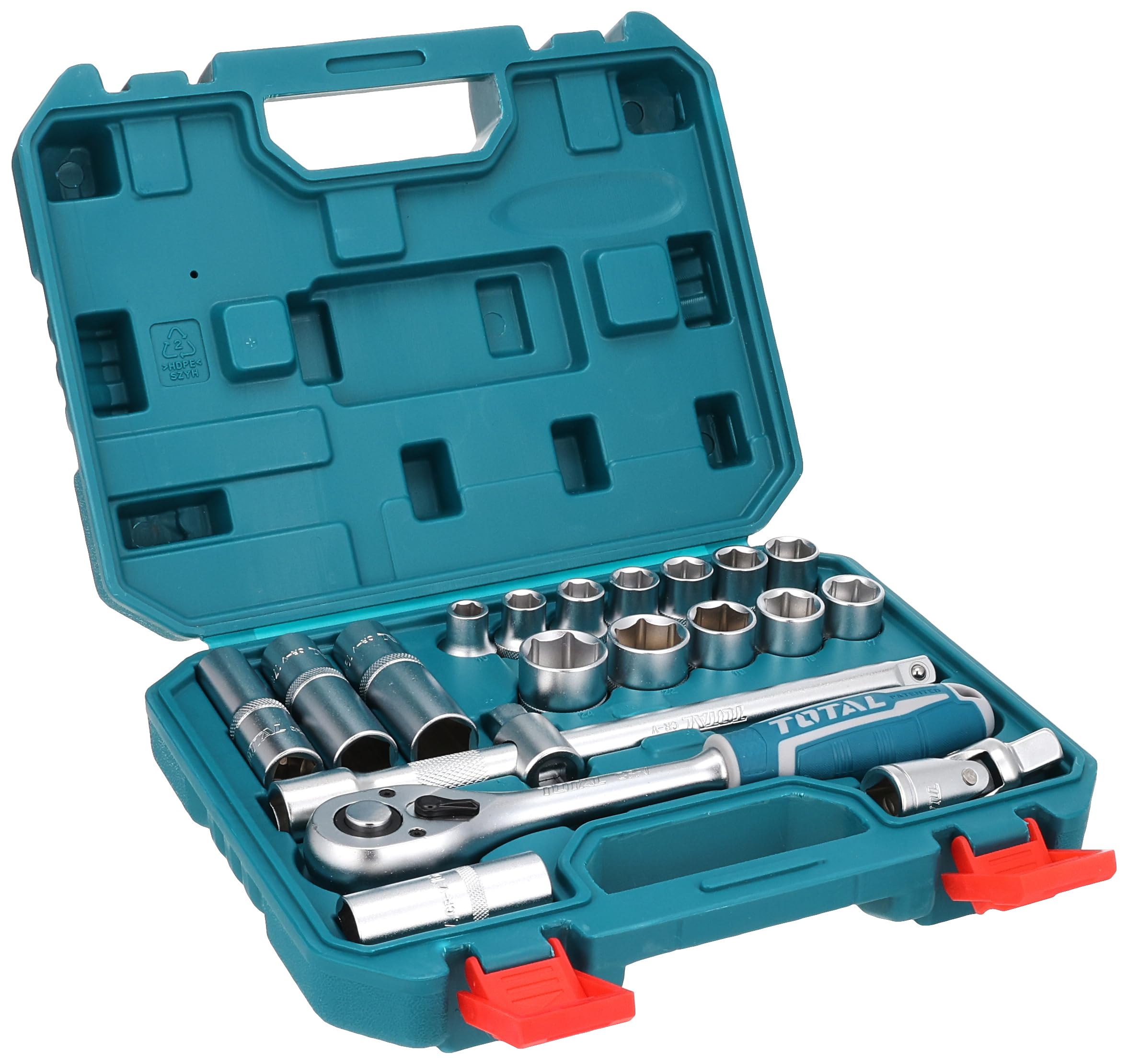 Socket Set, ½", 20pc, Cr.V, Total - mayaselectronics.bz