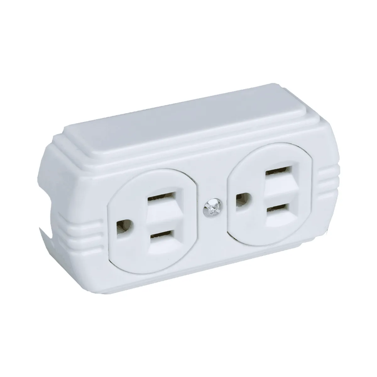 Outlet, Surface Mount, Double Socket, 15A, 125v - mayaselectronics.bz