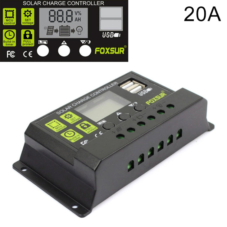 Charge Controller, Solar, 20A - mayaselectronics.bz