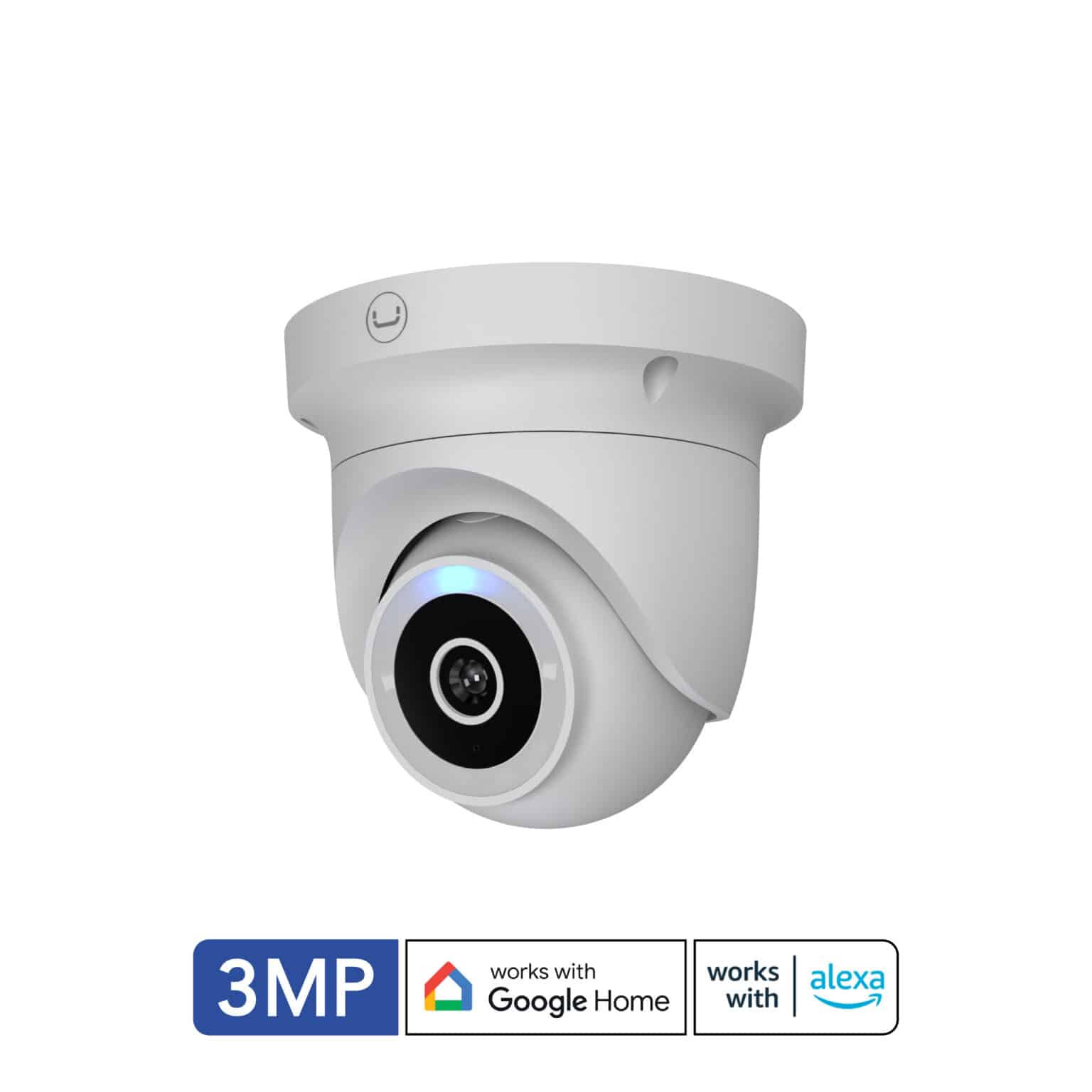 Camera, Surveillance, Smart, WiFi, Outdoor, 360°, 3MP, CAM5+, Unno ...