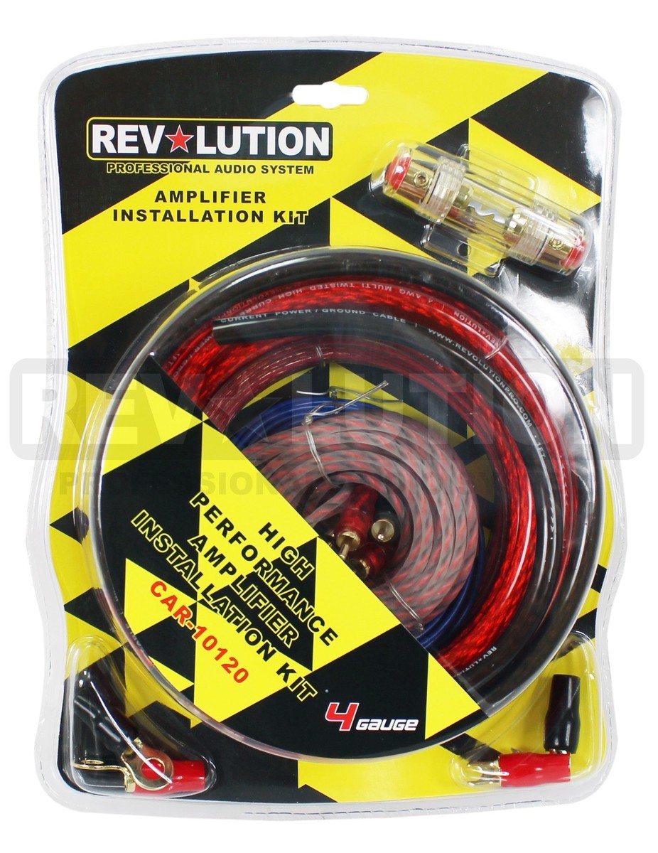 Installation Kit, Car, Amplifier, 8GA, Mini ANL, Revolution ...