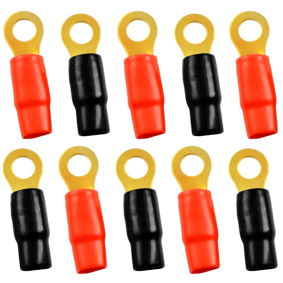 Terminal, Ring, 8GA, 5 Pairs - mayaselectronics.bz