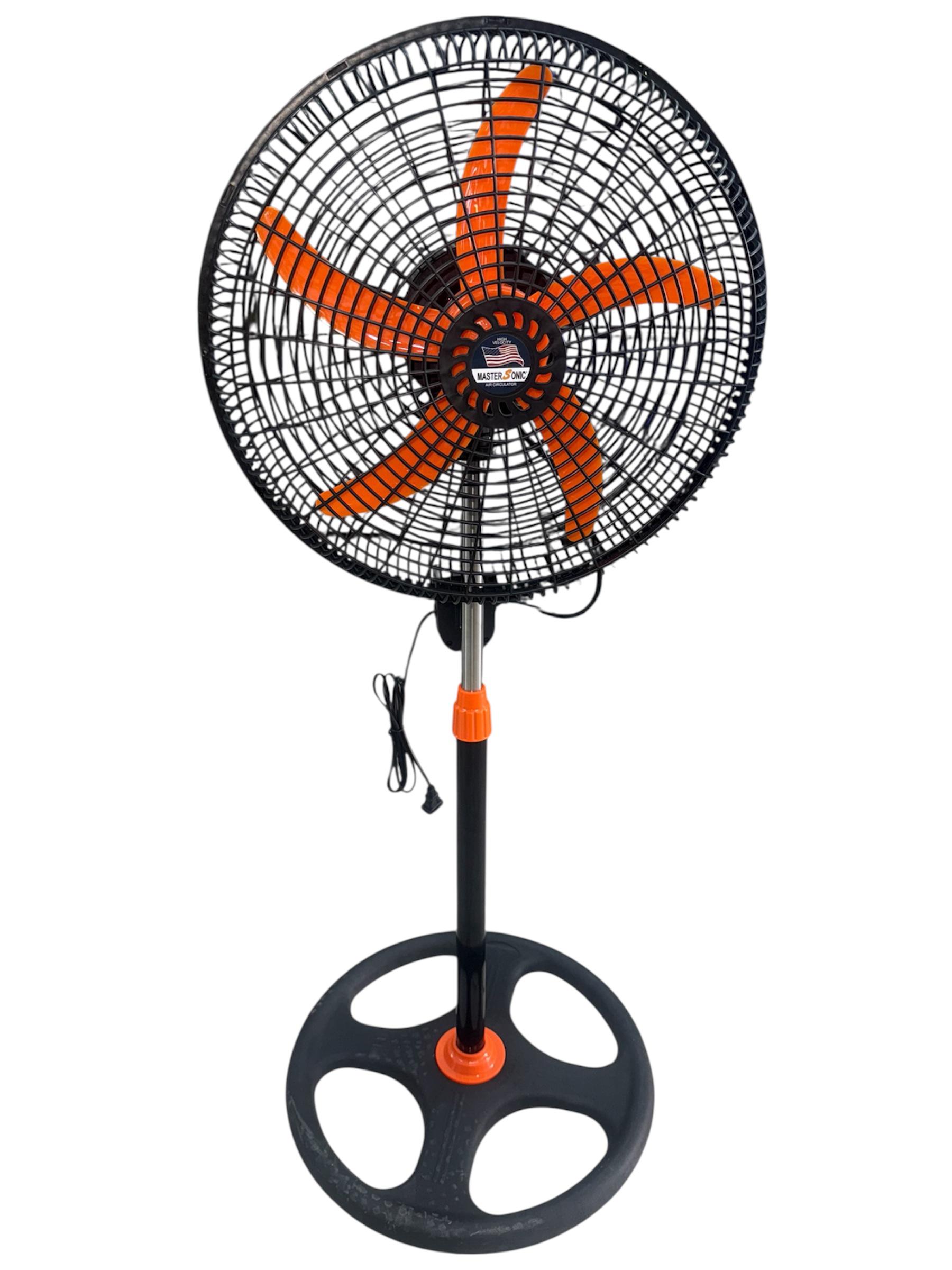 Fan, Standing, 18”, 5 blade, MasterSonic - mayaselectronics.bz