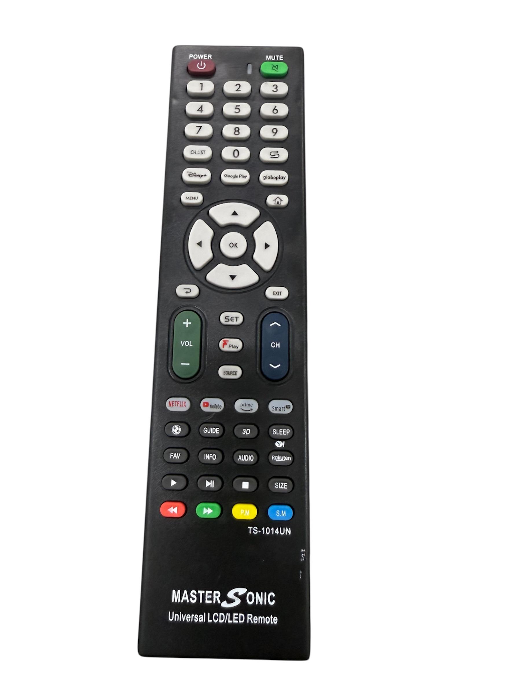 Remote Control, TV, Smart, MasterSonic - mayaselectronics.bz