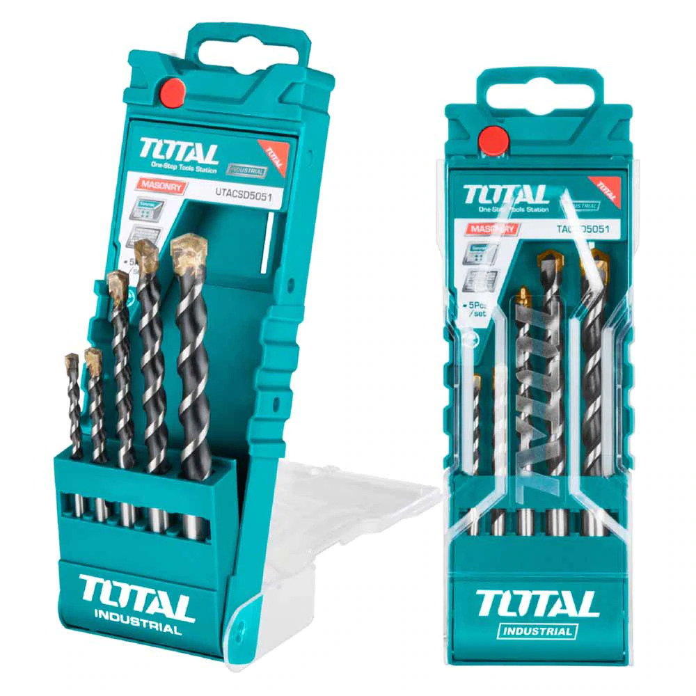 Bit Set, Drill, Masonry, 5pc, Total - mayaselectronics.bz