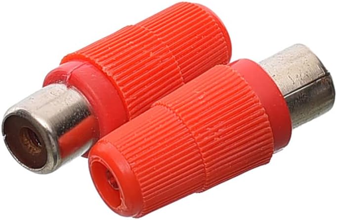 Connector End, RCA, Female, Red, Miyako - mayaselectronics.bz