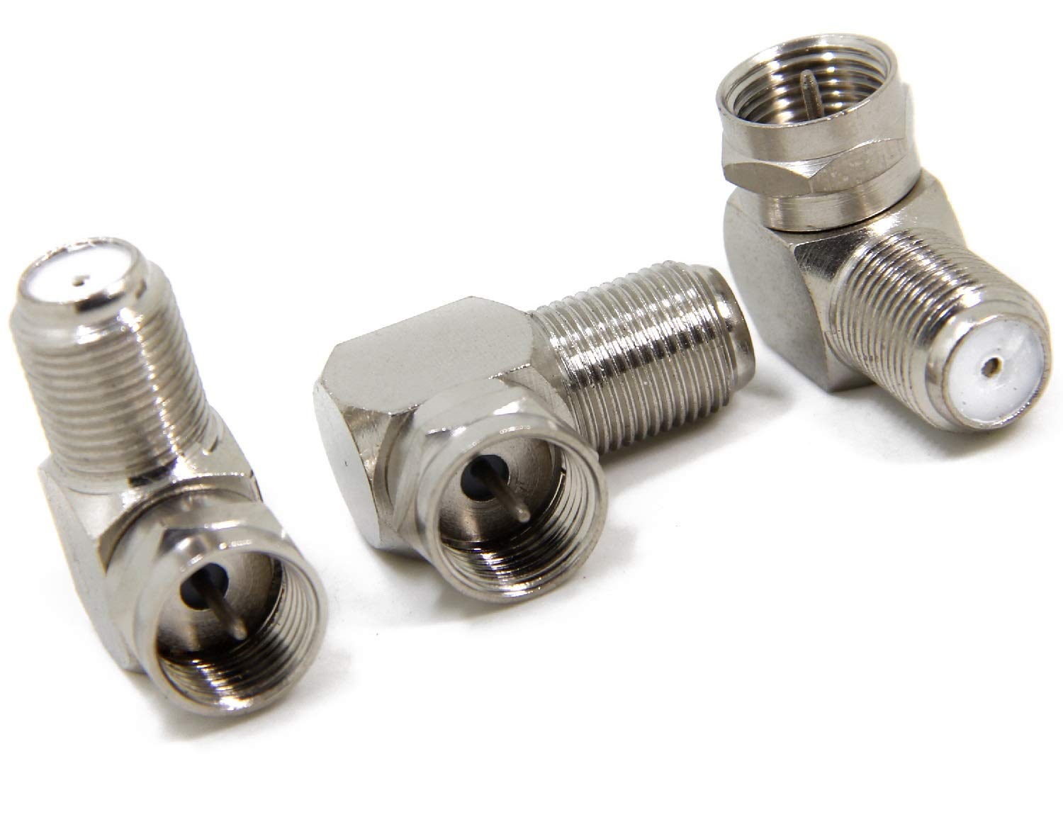 Connector, Adapter, "F" male female, Right Angle, Miyako ...