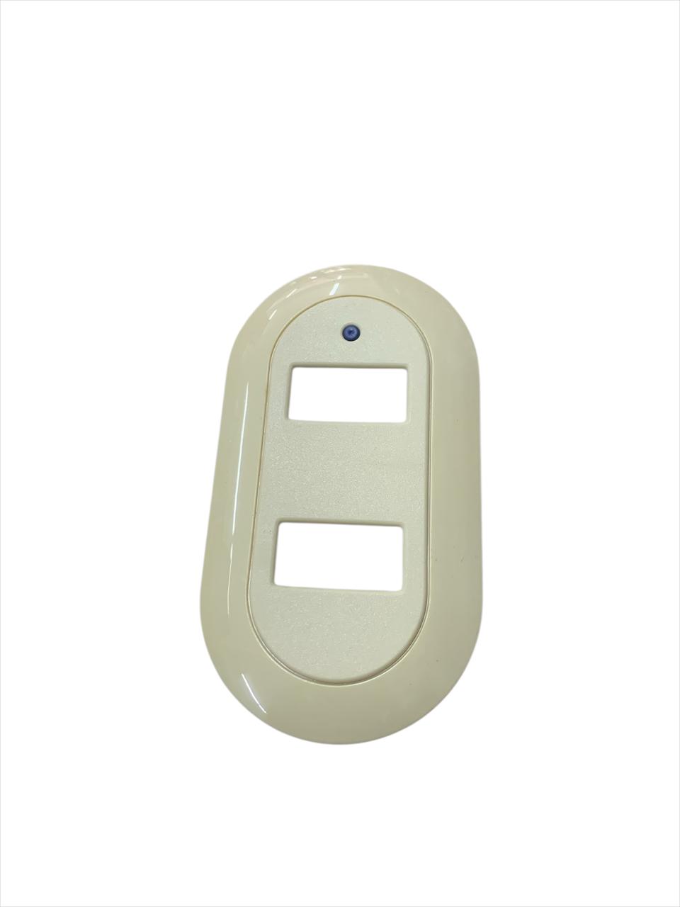 Wall plate, Dual, for switches, Ivory - mayaselectronics.bz