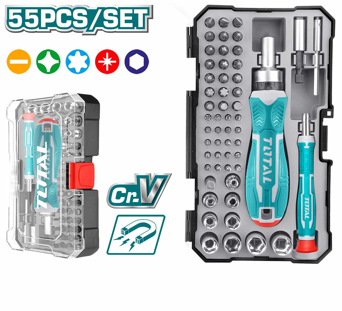 Screwdriver Set, Precision, 55pc, Total - mayaselectronics.bz