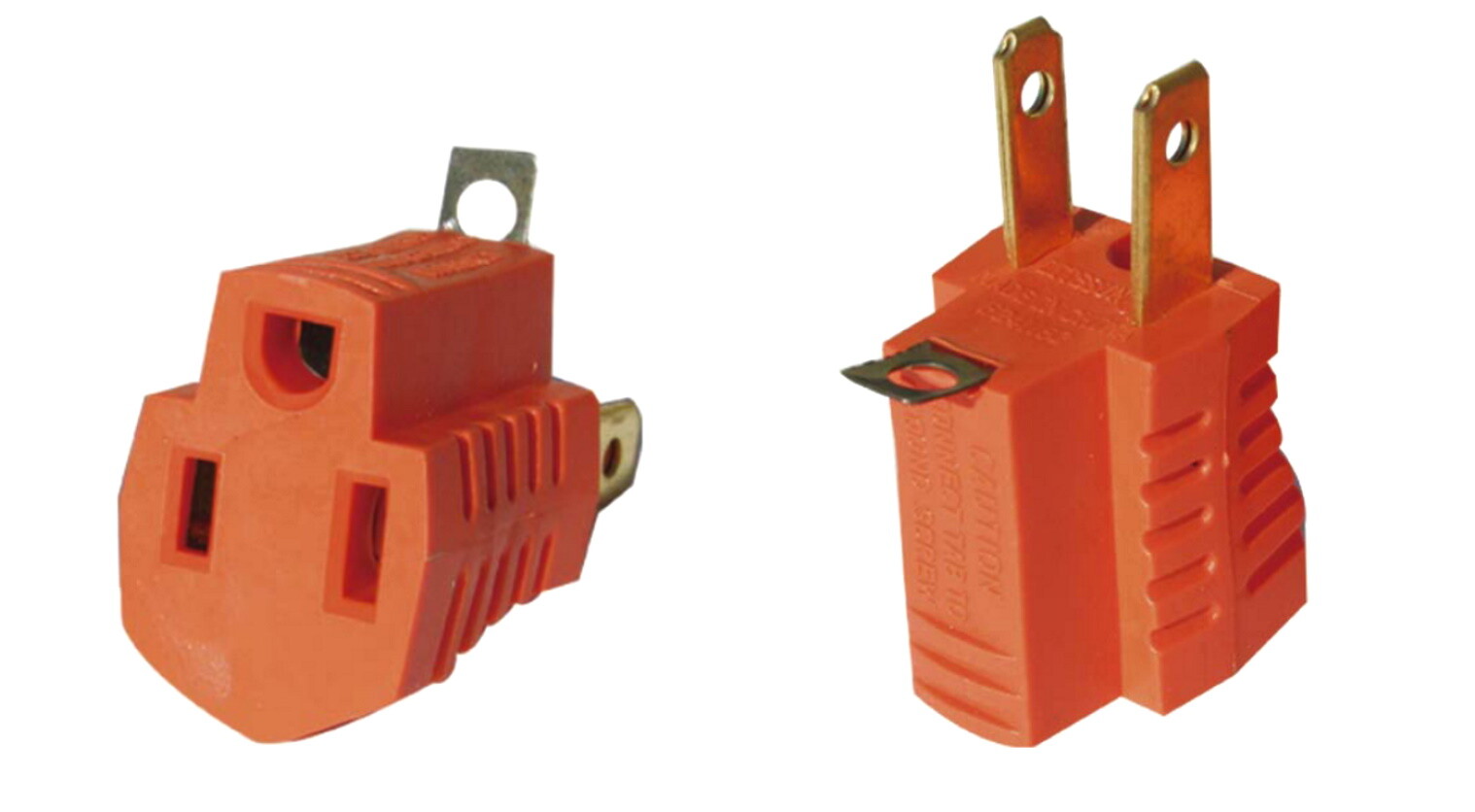 Connector, Adapter, 3-Prong to 2-Prong, Grounding - mayaselectronics.bz
